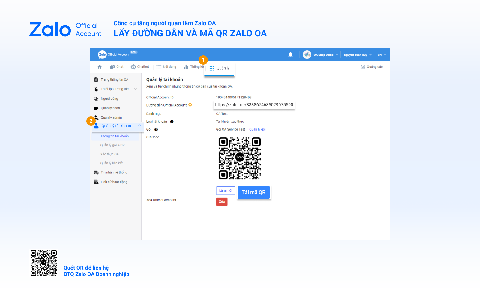 5 Công cụ tăng người Quan Tâm Zalo OA | Articles | Simple Academy | Gan ...